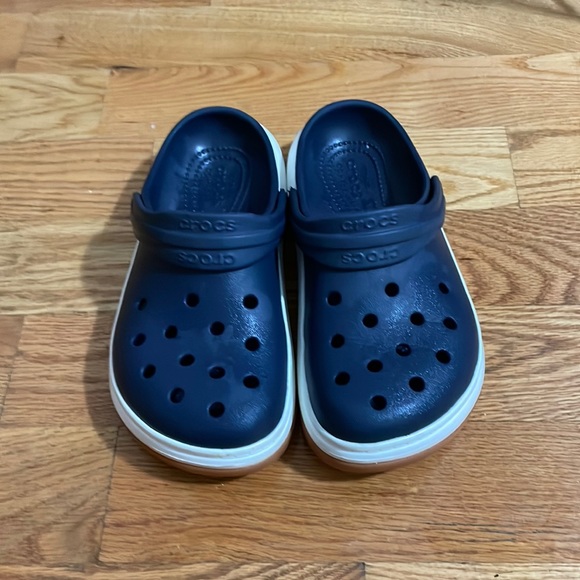 CROCS | Shoes | Crocs Crocband Full Force Clog Navywhite | Poshmark